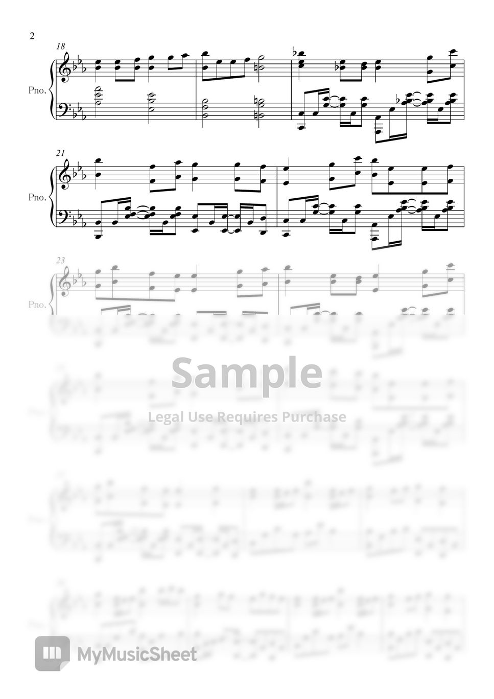 ロクデナシ Rokudenashi ただ声一つ 鋼琴譜 악보 By 蕭子朔 Rand Siao 