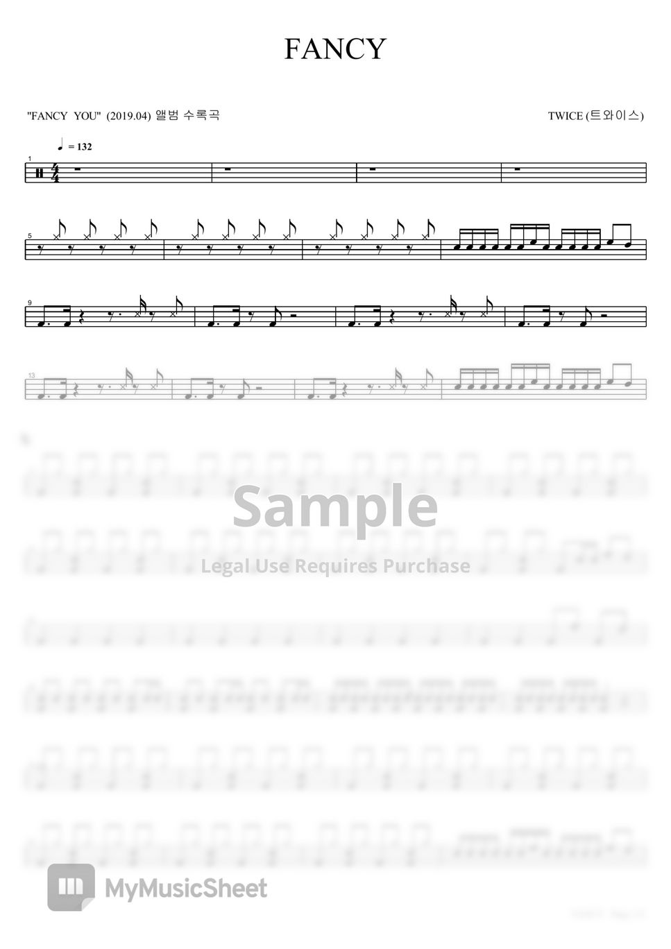 TWICE (트와이스) - FANCY.pdf Sheets by COPYDRUM