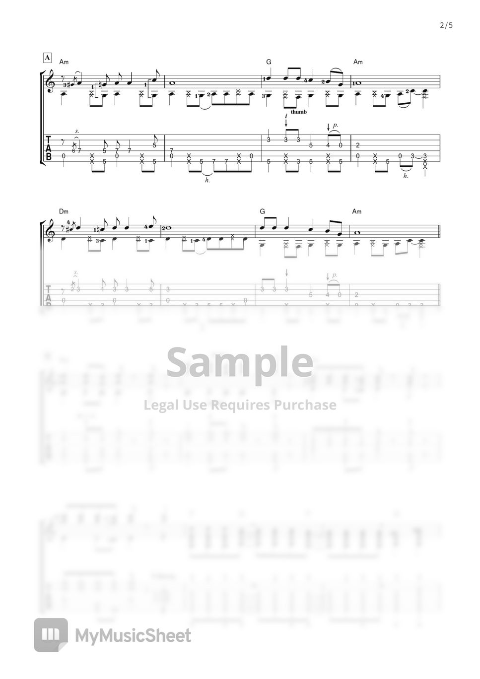 Captain Tsubasa - Moete Hero 악보 by Paddy Sun