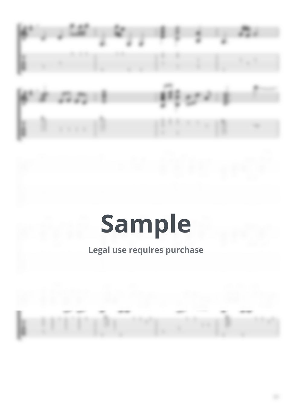 Hiroyuki Sawano - Call of Silence (Attack on Titan Season 2 OST) TAB+1 Staff by Skylar Guitar