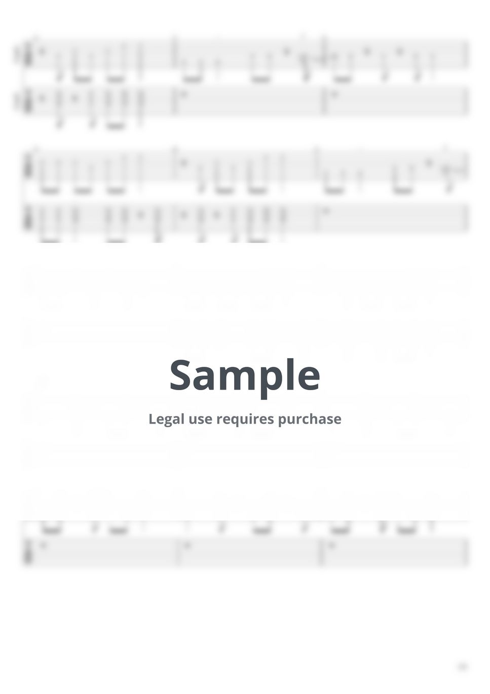 muque - nevermind【E.Guit.TAB】 악보 by mayugezio