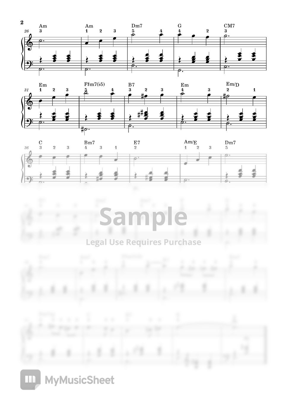 히사이시 조 하울의 움직이는 성 Ost 人生のメリ ゴ ランド 인생의 회전목마 Sheets By Jararaga Piano