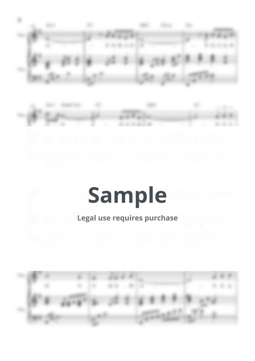 Rodger Strader - 하나님께서는 우리의 만남을(Together) Sheet Music by 생명의건반