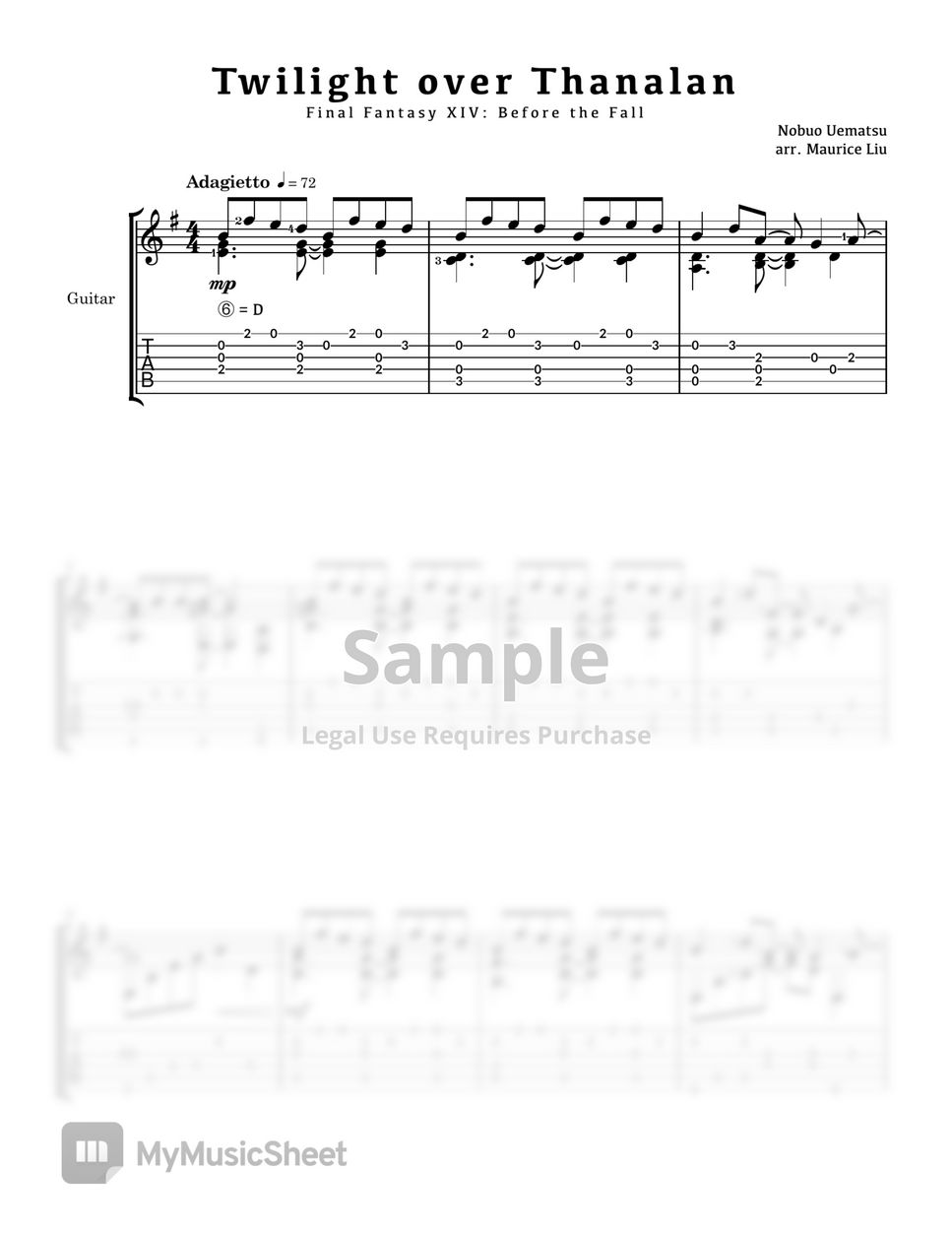 Final Fantasy XIV: A Realm Reborn - Twilight over Thanalan (Nobuo ...