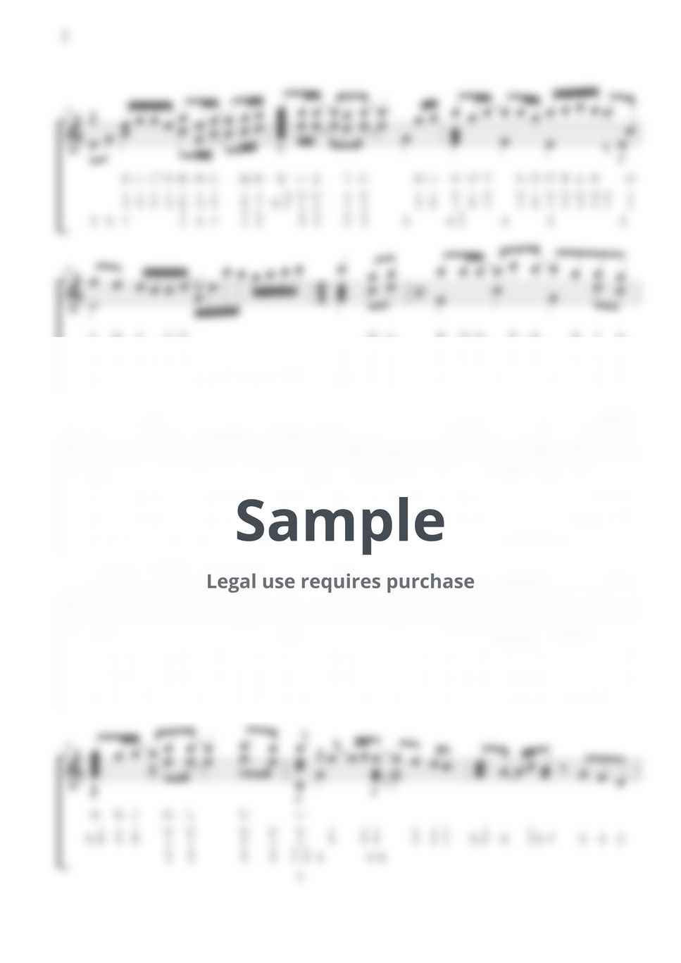 Yasushi Nakanishi - Saigo no Ame / 17 keys kalimba / Number Notation ...