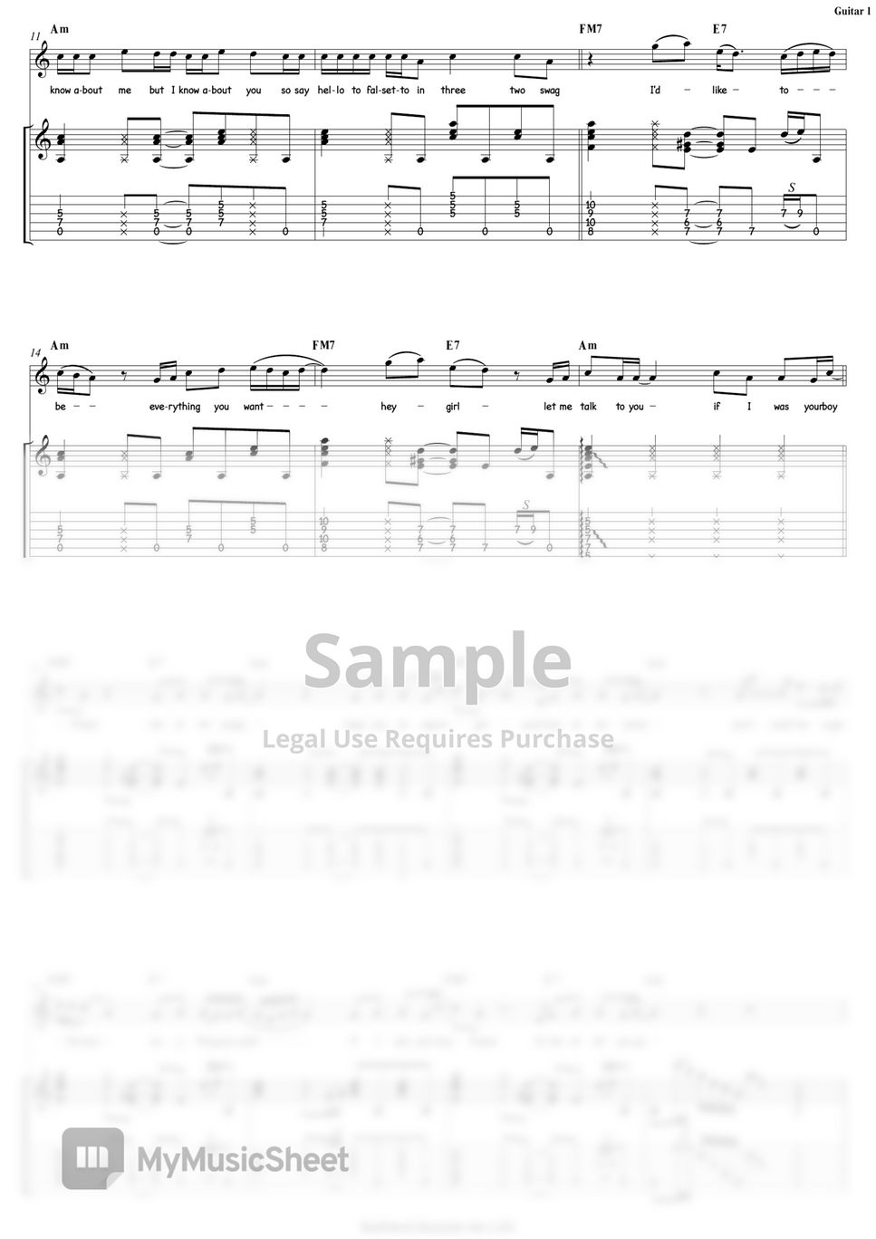 Justin Bieber Boyfriend Guitar Chords
