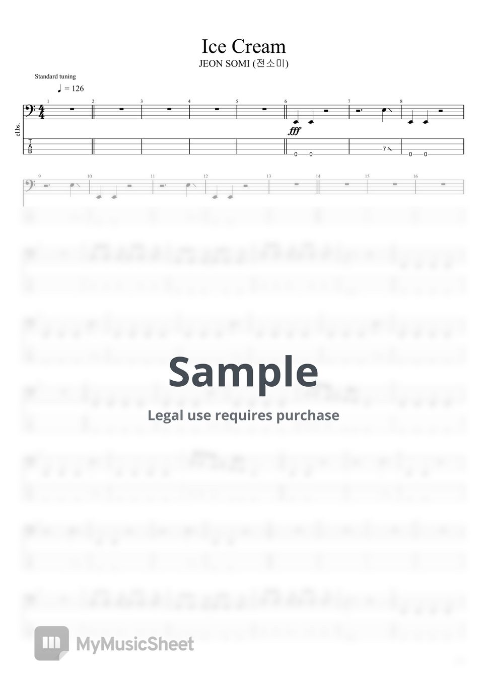 JEON SOMI (전소미) - Ice Cream Tab + 1staff by Bassblur