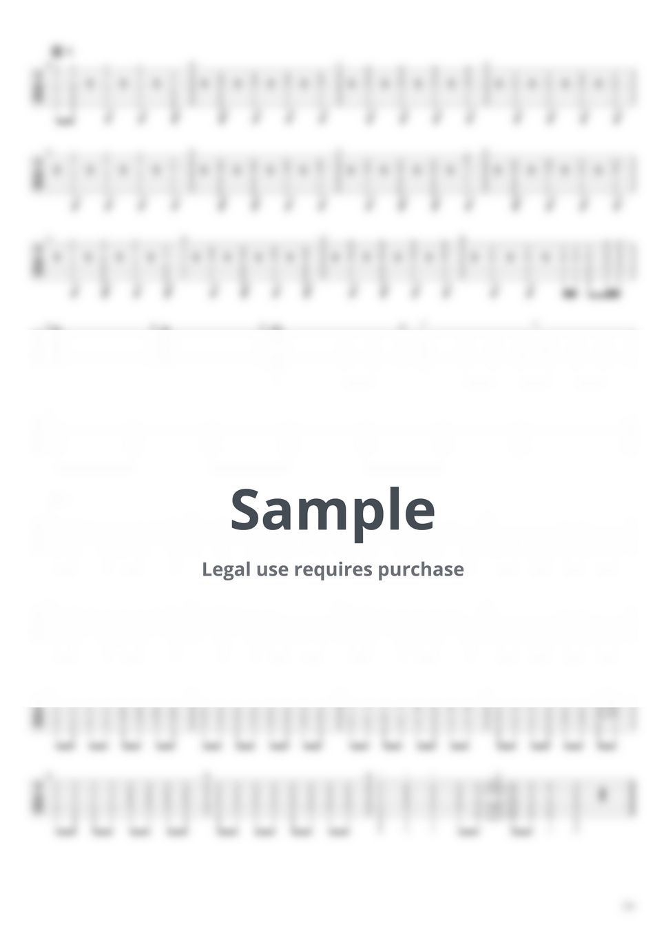 Snail Ramp - MIND YOUR STEP!【E.Guit.TAB】 Sheet Music by mayugezio