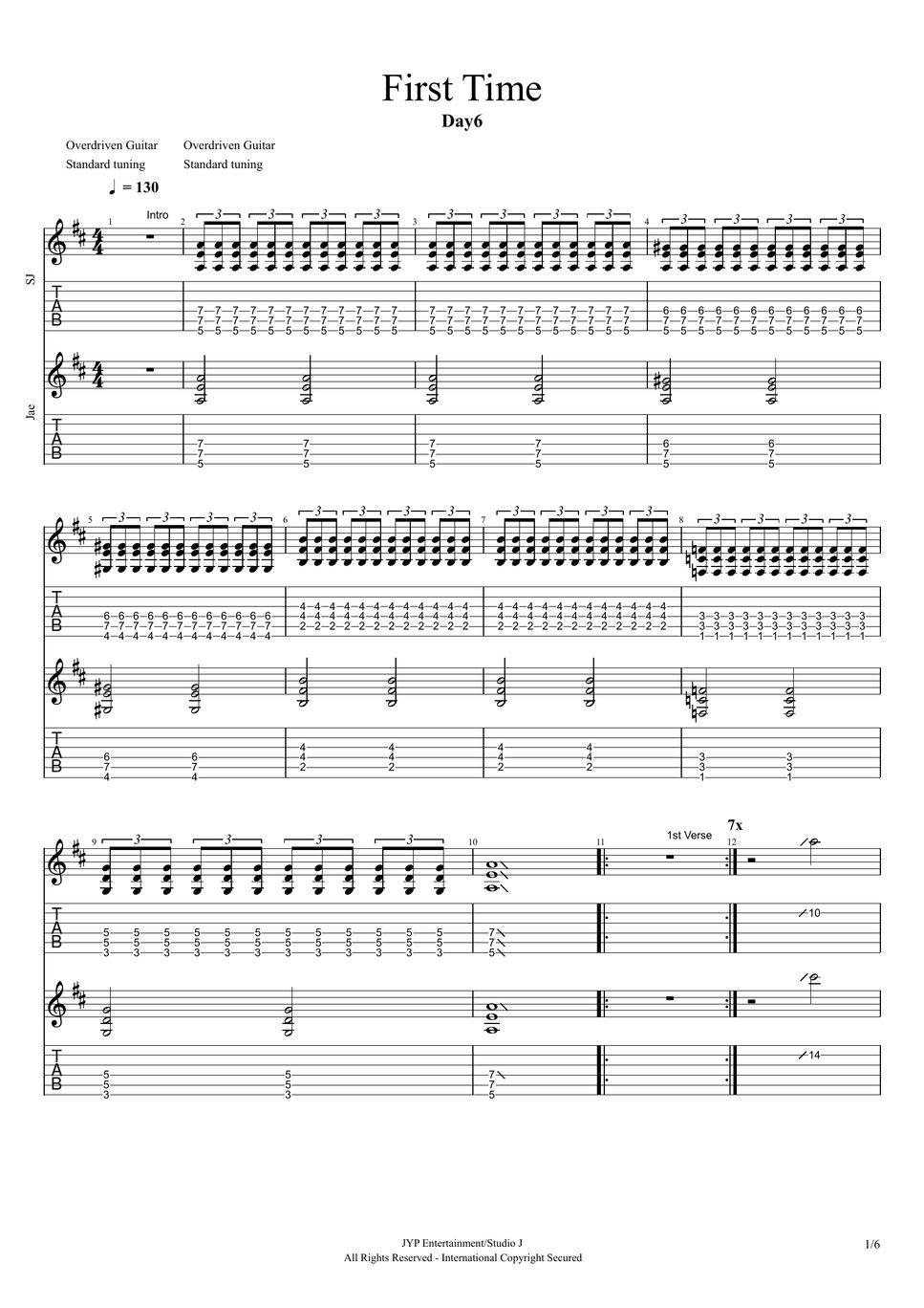 Day6 - First Time Sheet