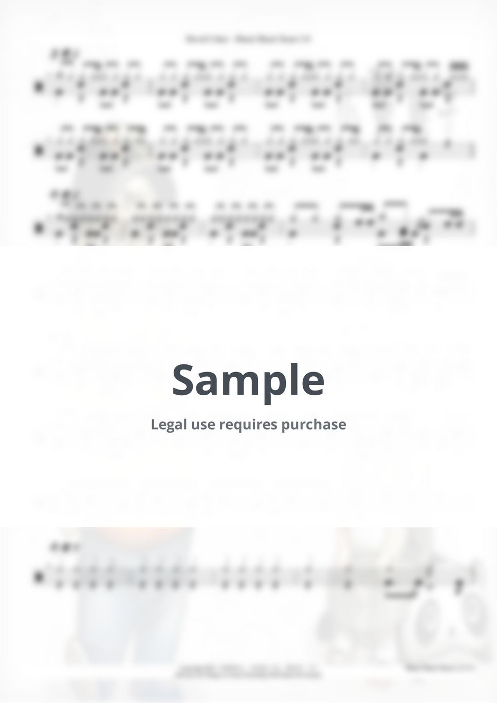 David Usher - Black Black Heart 2.0 (《Morning Orbit》) Sheet Music by 小董胖子