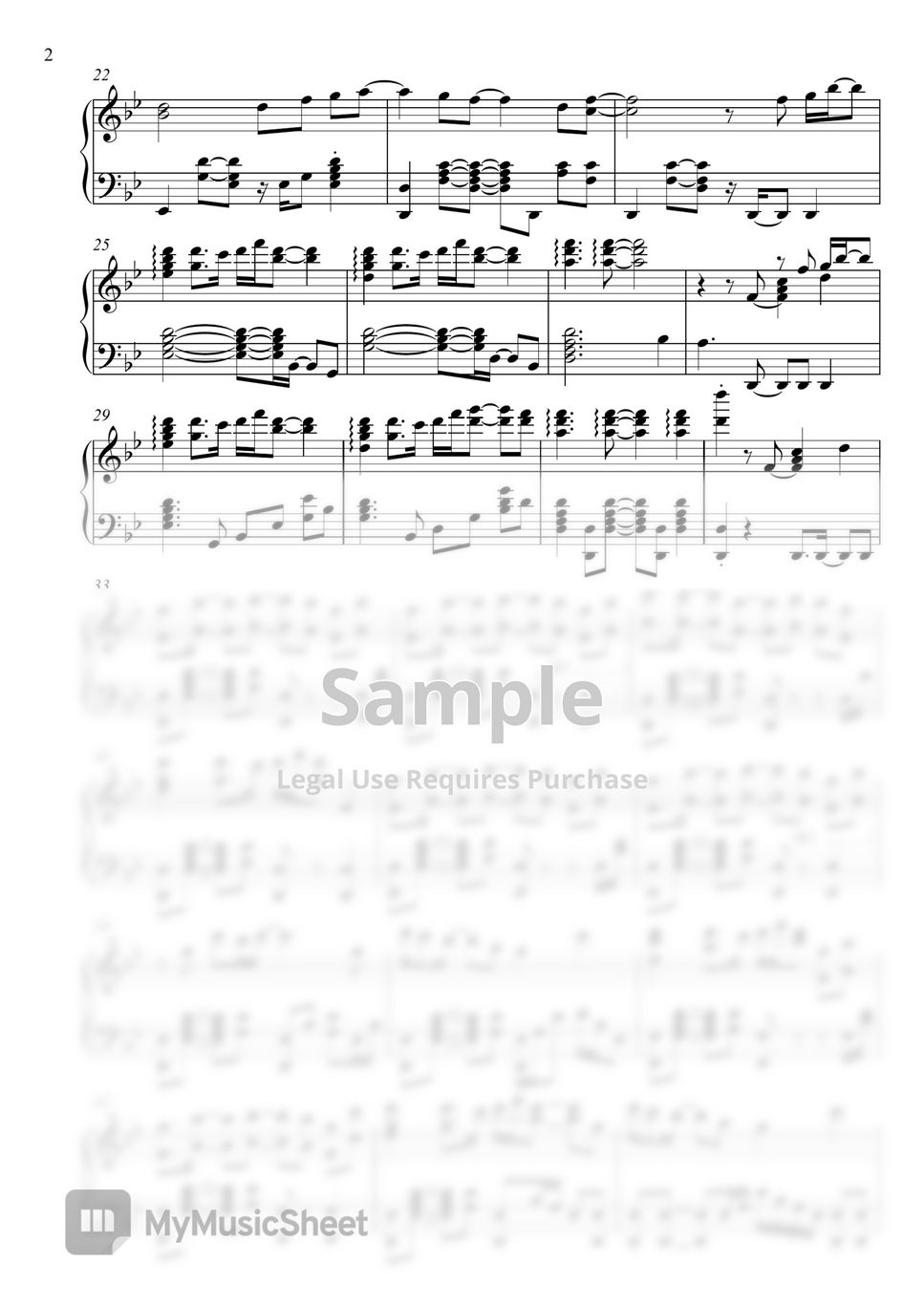 이달의 소녀 - Butterfly Sheet Music by Doguk