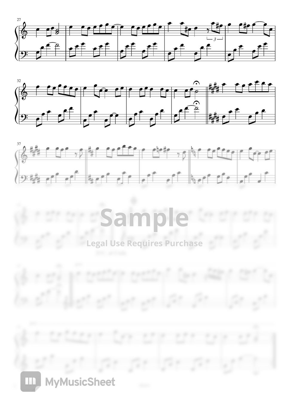 Epitone Project - Lullaby (C key) Sheet Music by Epiary