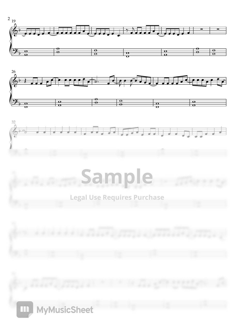 Gayle - ABCDEFU (Easy Version) Sheets by C Piano