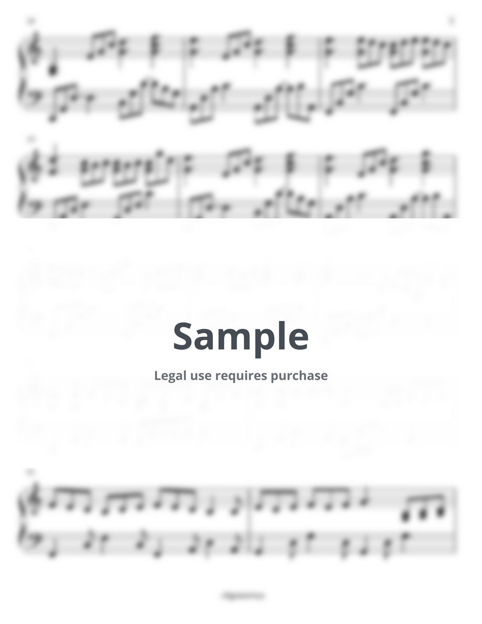 周柏豪 - 終於我們 (鋼琴獨奏) Partition musicale by Tracy Chung