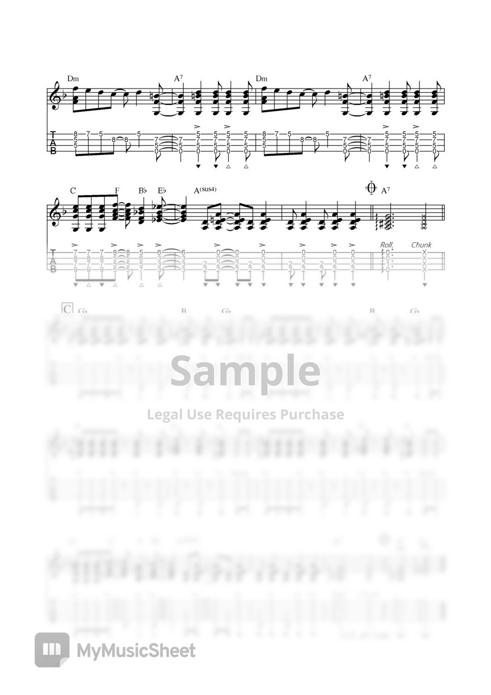 Mason Williams - Classical Gas (연주곡) Sheets by 싱글벙글 우쿨렐레