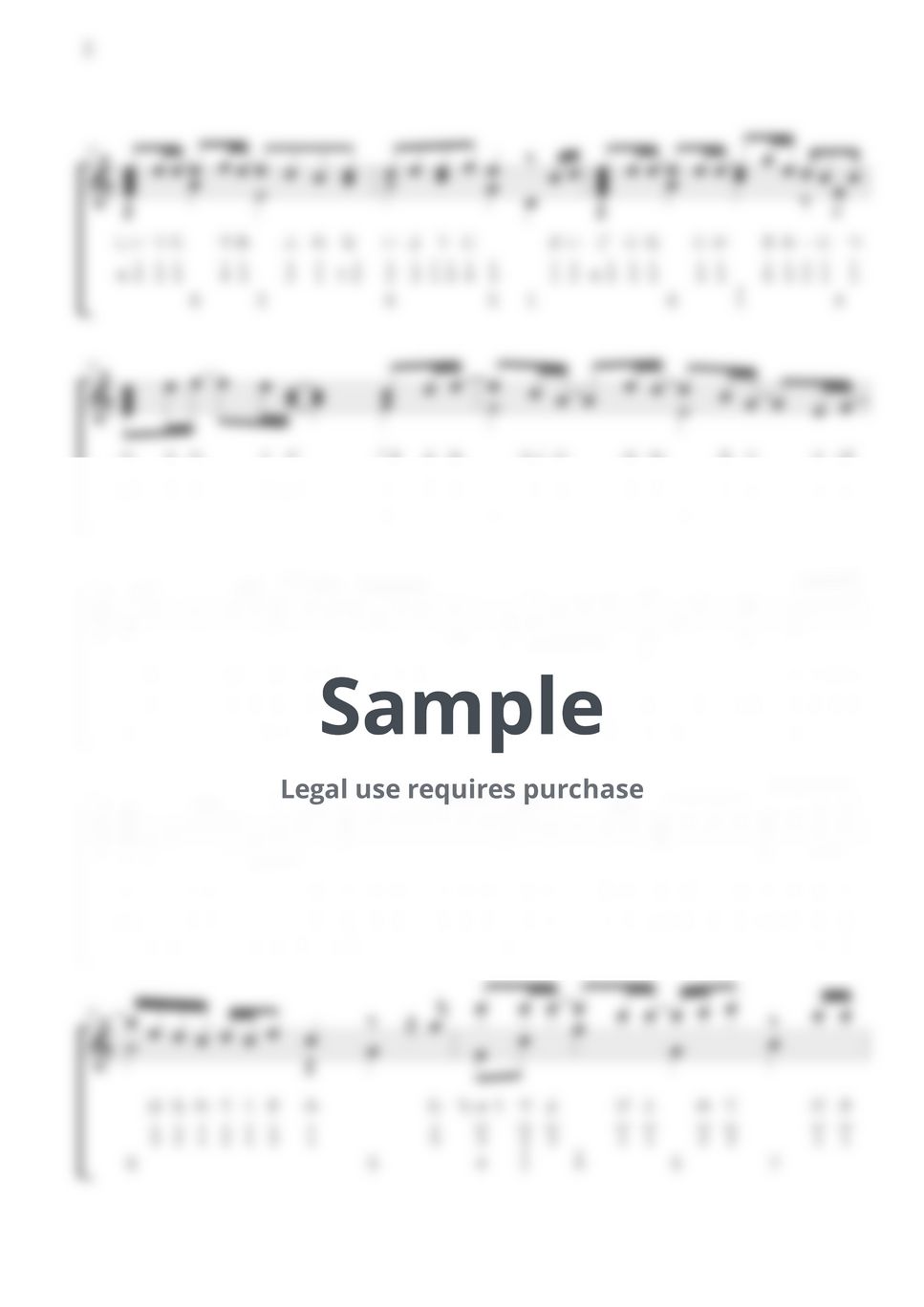 Sukima Switch - Kanade / Kalimba Tab / Number Notation Sheets by Misa ...
