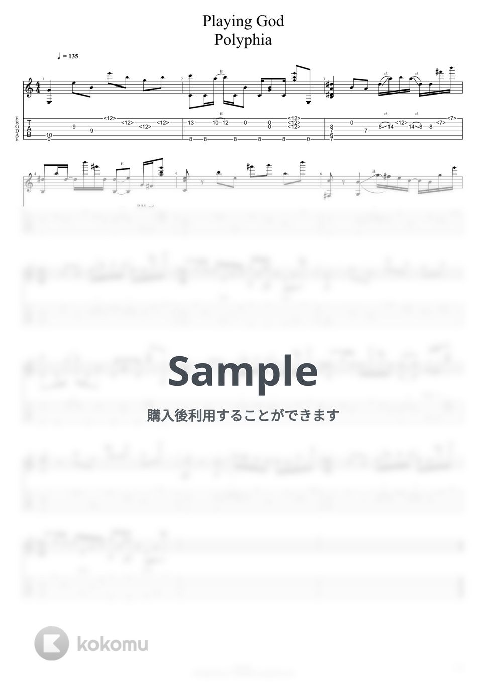 Polyphia ポリフィア - 【TAB】Polyphia - Playing God Intro Guitar ポリフィア プレイングゴッド イントロ ギター速弾き練習【Guitar ...