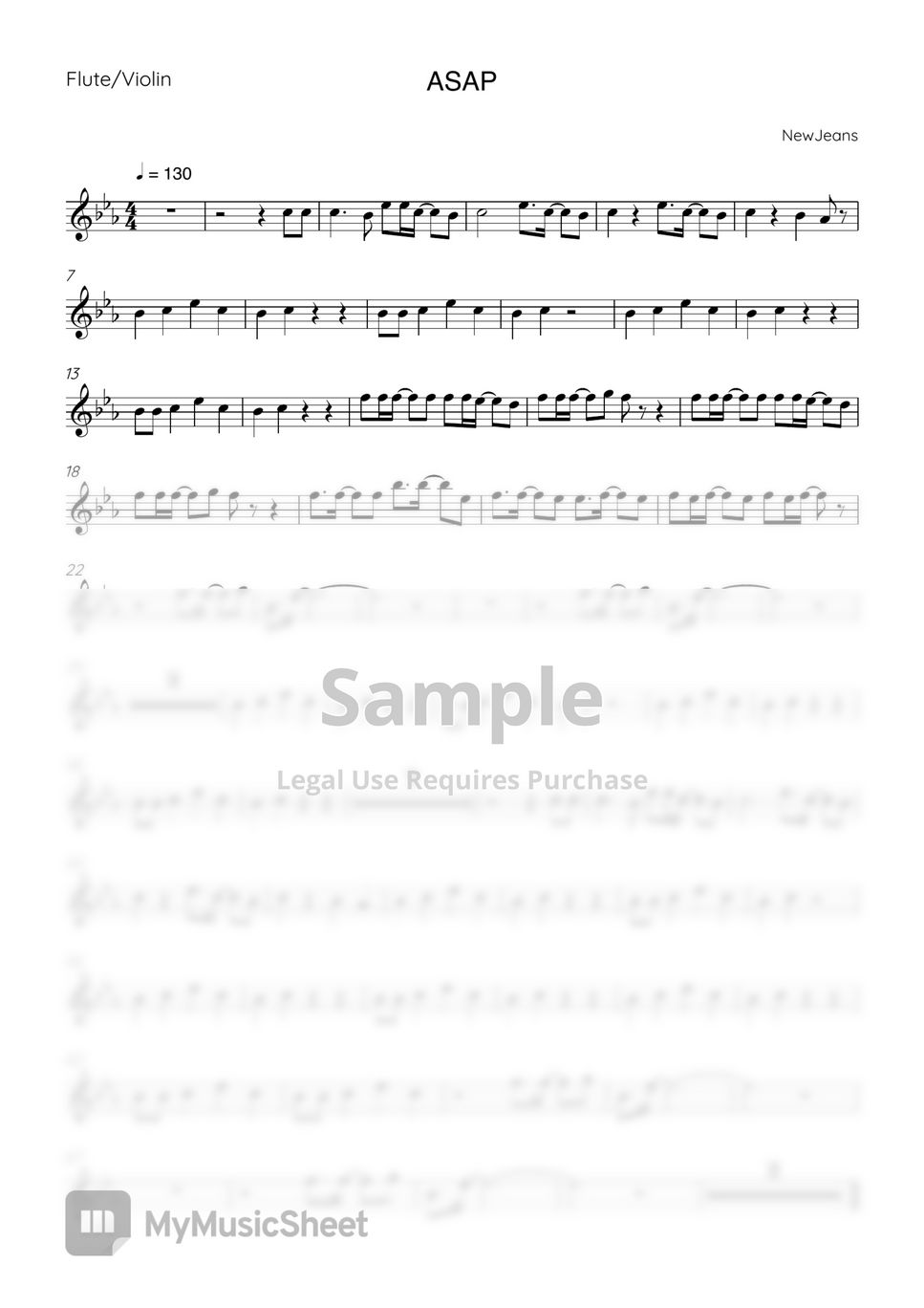 NewJeans - ASAP Sheets by JL