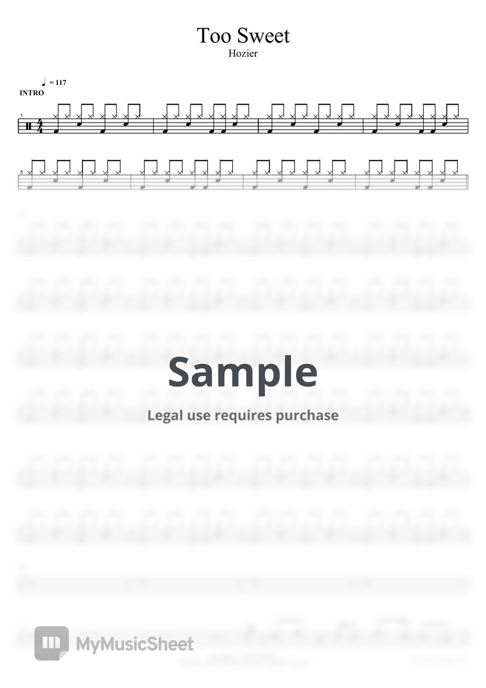 Hozier - Too Sweet Sheets by COPYDRUM