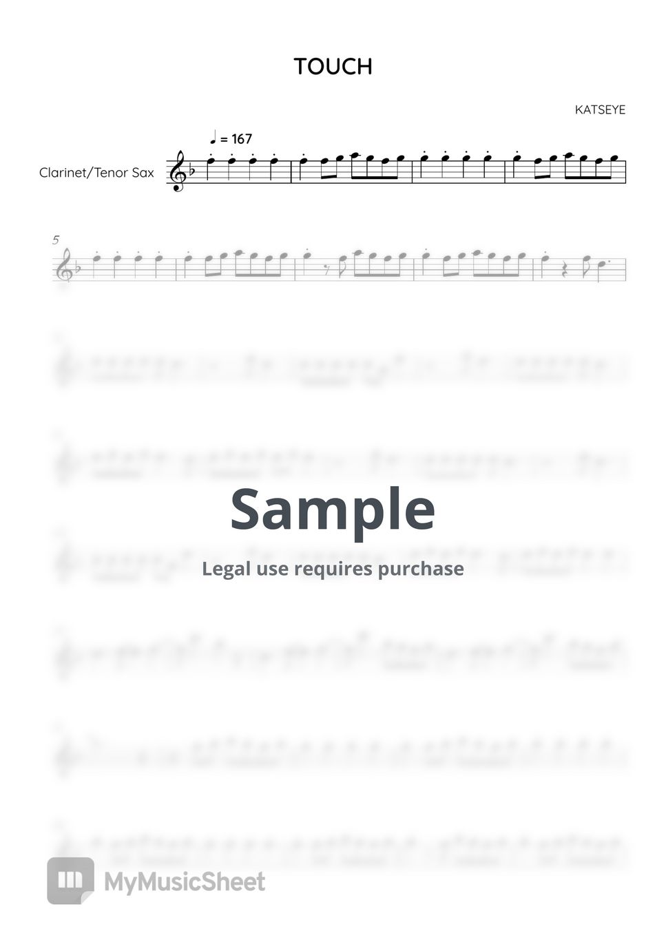KATSEYE - TOUCH Sheet Music by JL