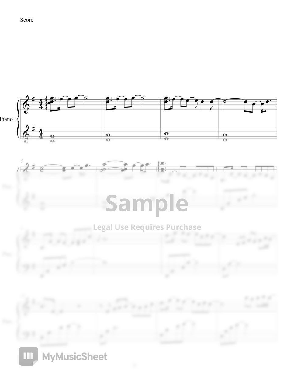 Demon Slayer OST - Gurenge (cozy ver.) 악보 by ifyoulikeme