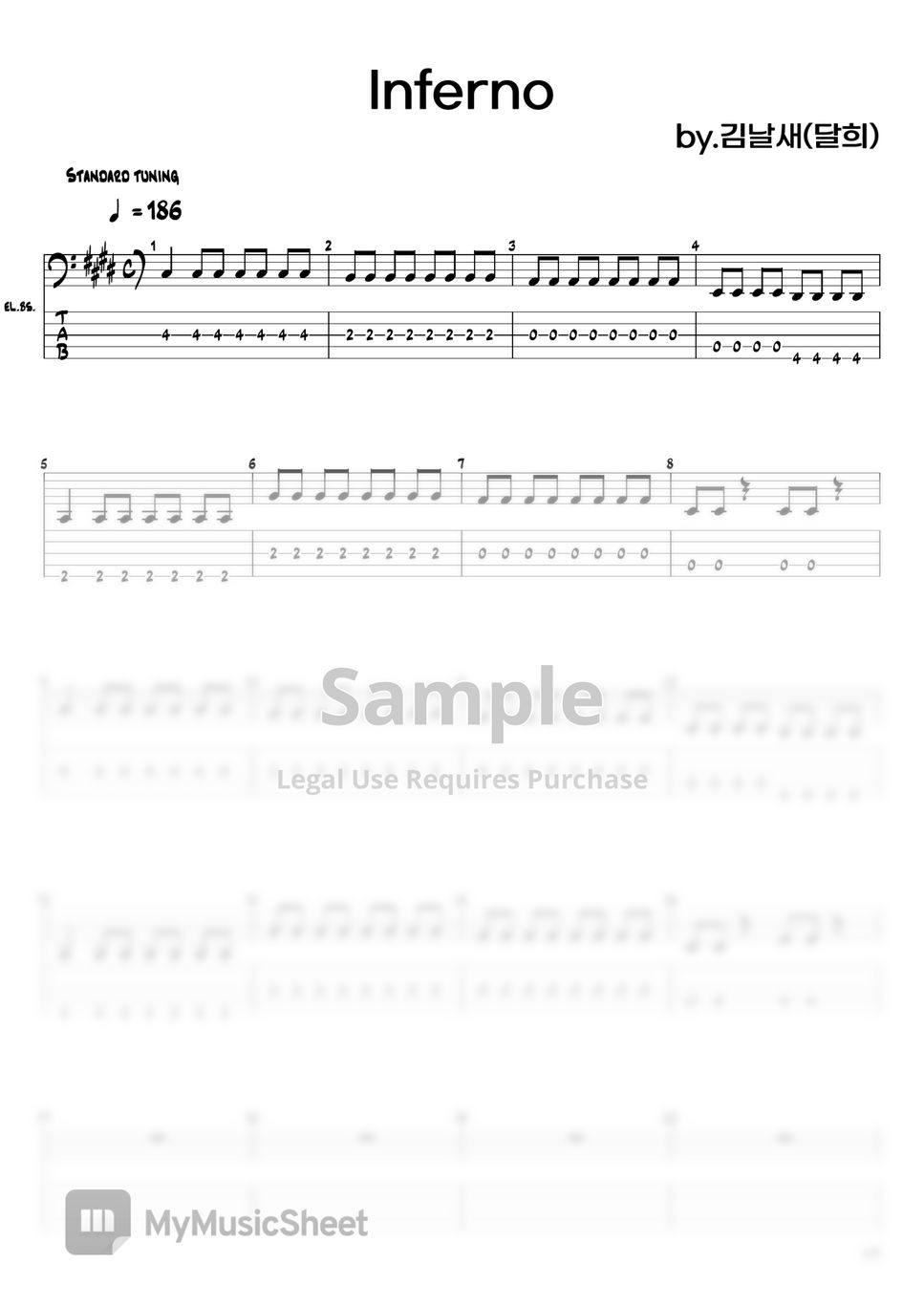 Mrs. GREEN APPLE - Inferno Tab + 1staff by 김날새