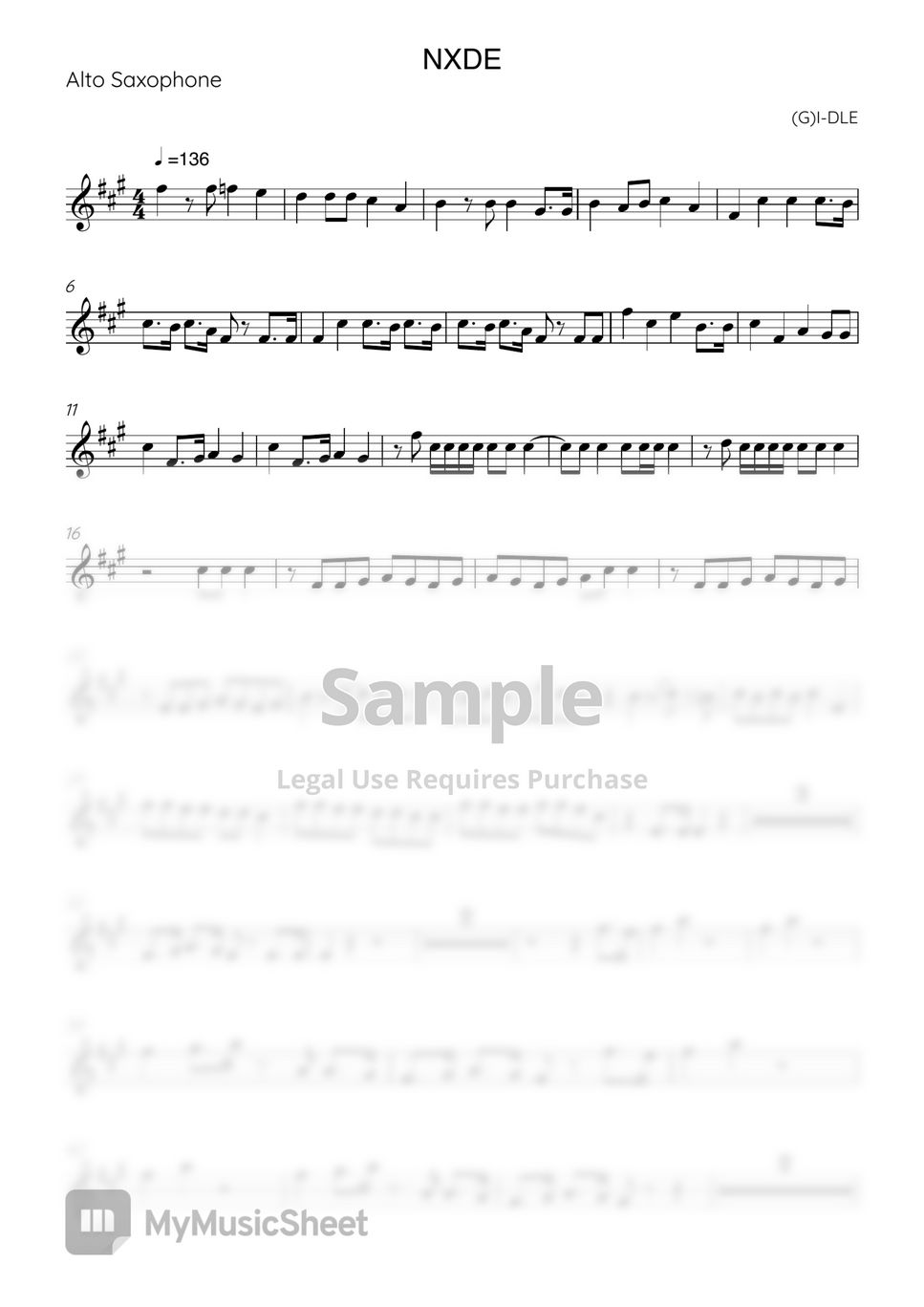 Nxde - (G)I-DLE Spartito by JL