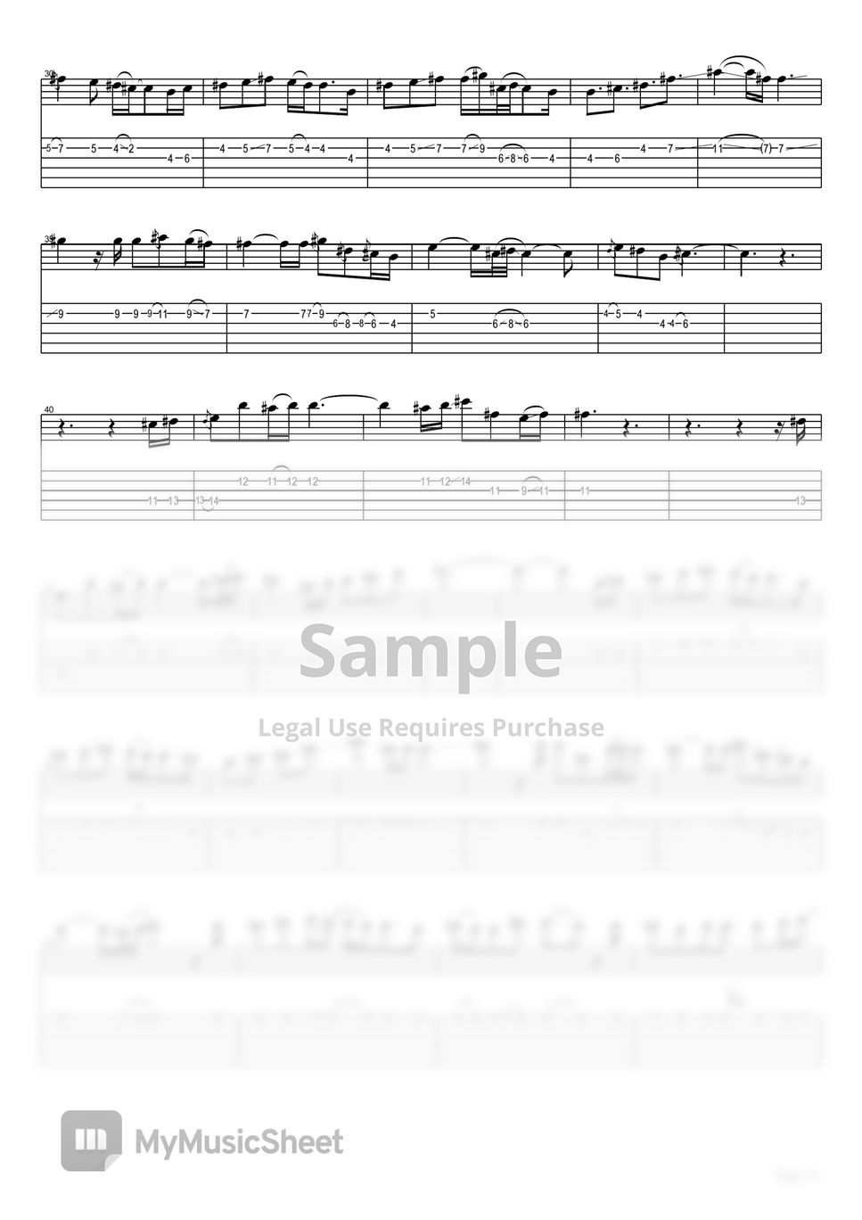 신용재 (Shin Young Jae) - 첫 줄 (First Line) (TAB) Sheet Music by Rami Guitar