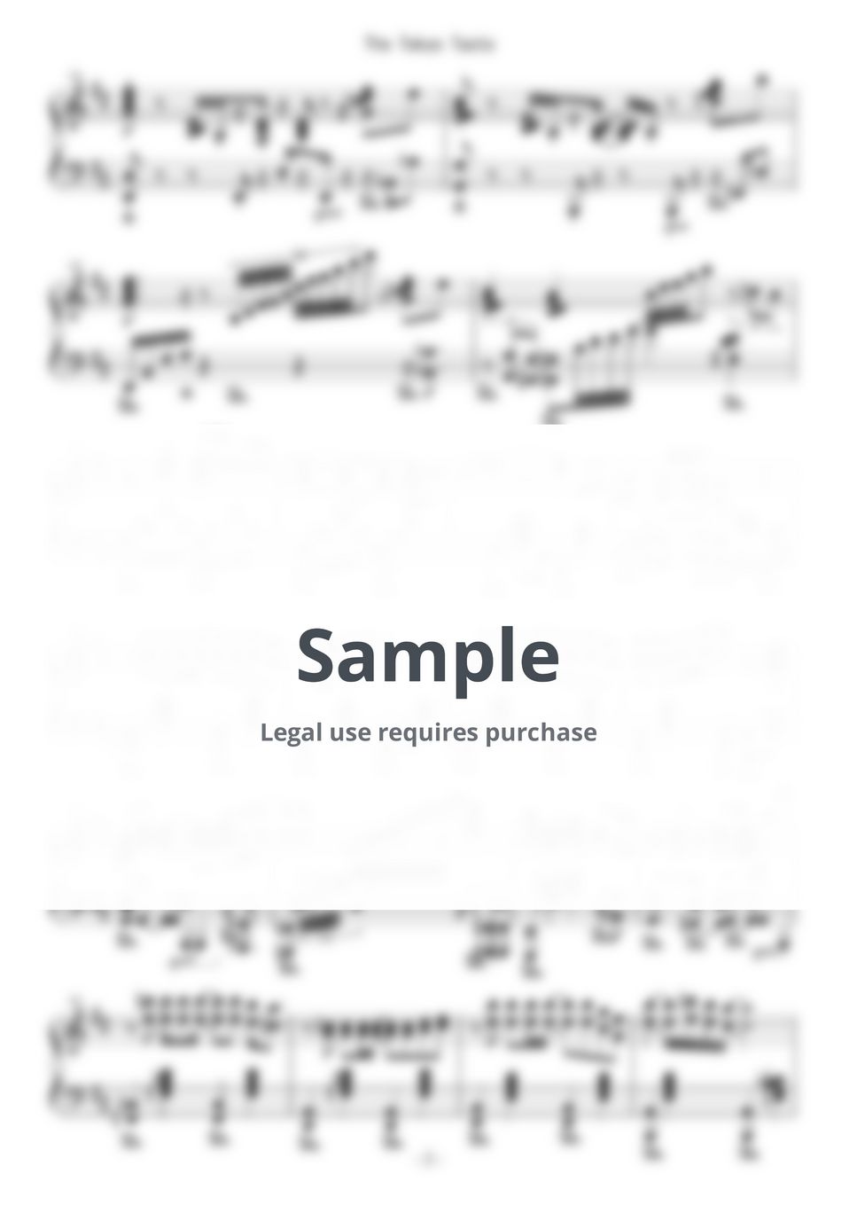 RAJIE & YOSHITAKA MINAMI - THE TOKYO TASTE Sheet Music by OngakuOnsen