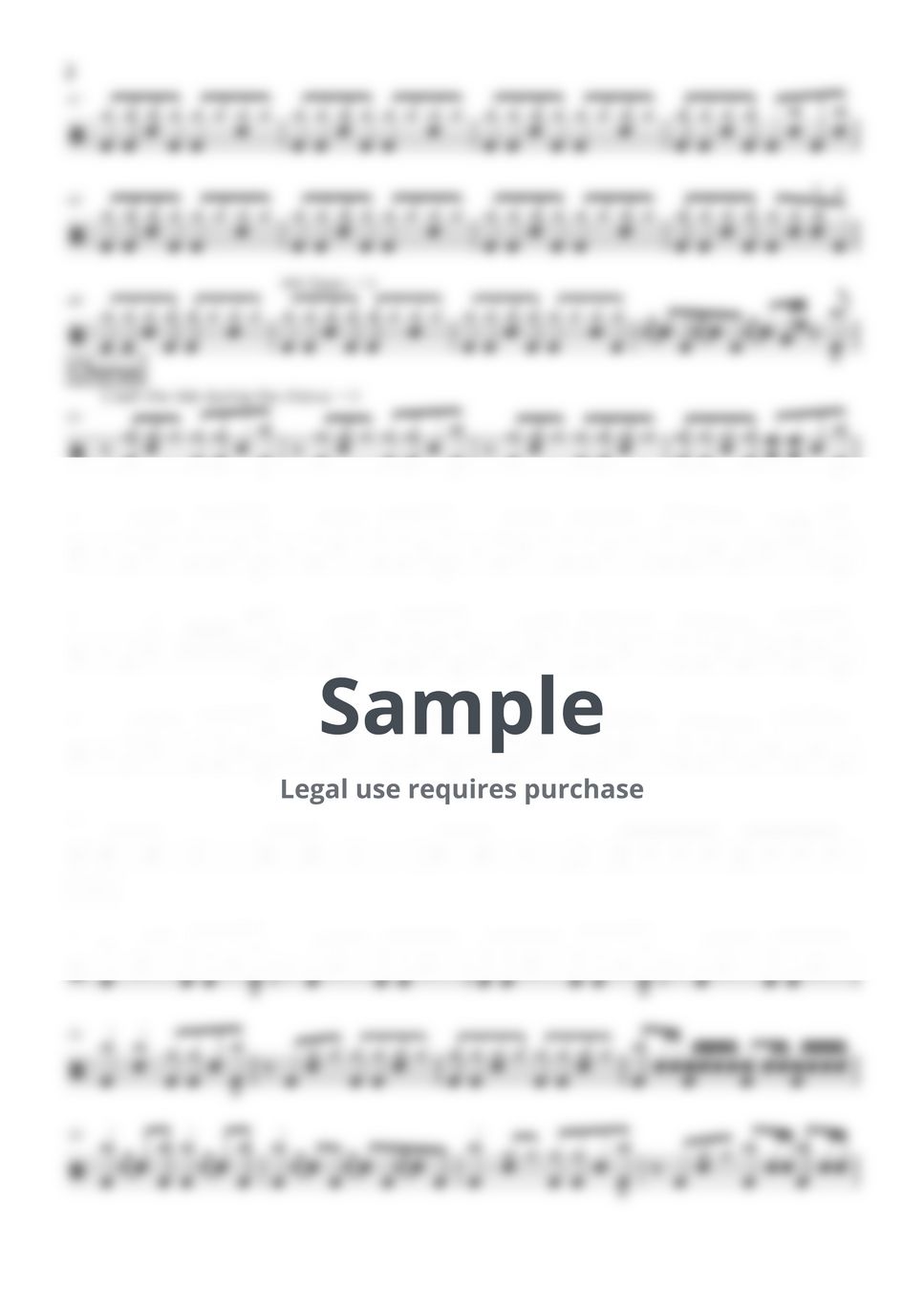 Sum 41 - The Hell Song Sheet Music by 대충기타