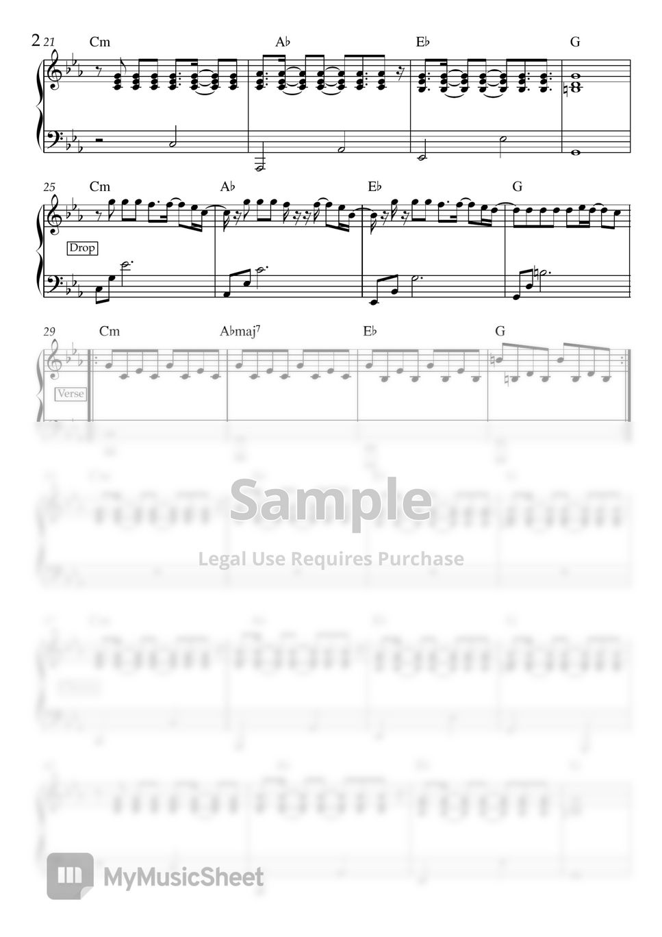 Sangiovanni - Farfalle (spartito pianoforte) Sheets by Francesco Piantoni