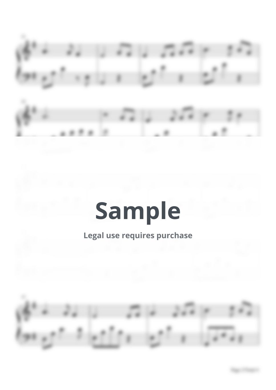 Bandari - First Rose in Spring (Bandari) Sheet Music by dogemusic