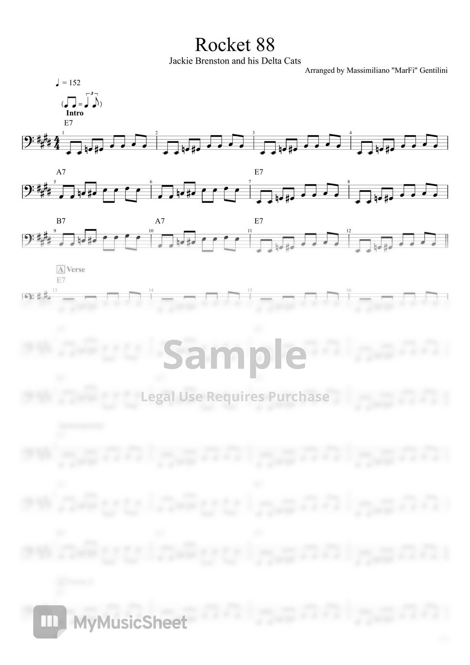 Jackie Brenston and his Delta Cats - Rocket 88 แผ่น by Massimiliano ...