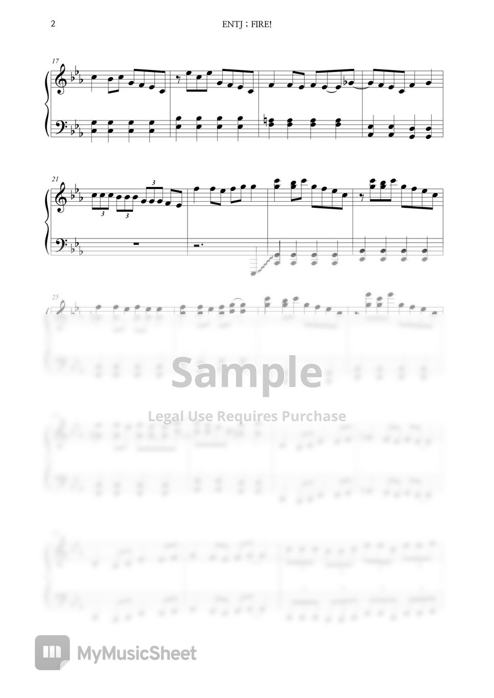 HISHINE - ENTJ; FIRE! Sheets