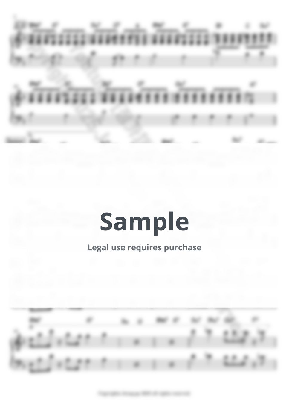 QWER - Discord (Piano Fkey) Sheets by Youtube [정가채널] Official Jeong-ga
