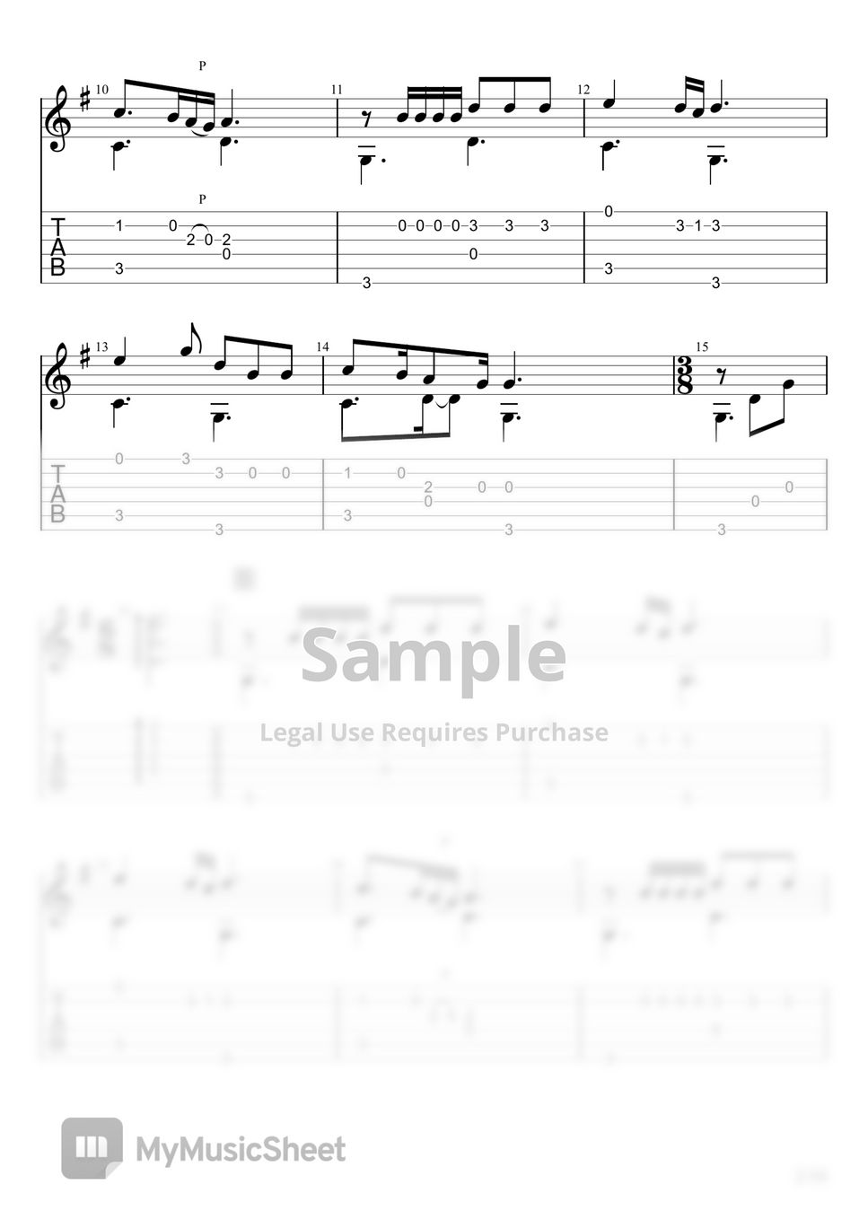 AIMYON - AI NO HANA (Fingerstyle) Sheet Music by u3danchou