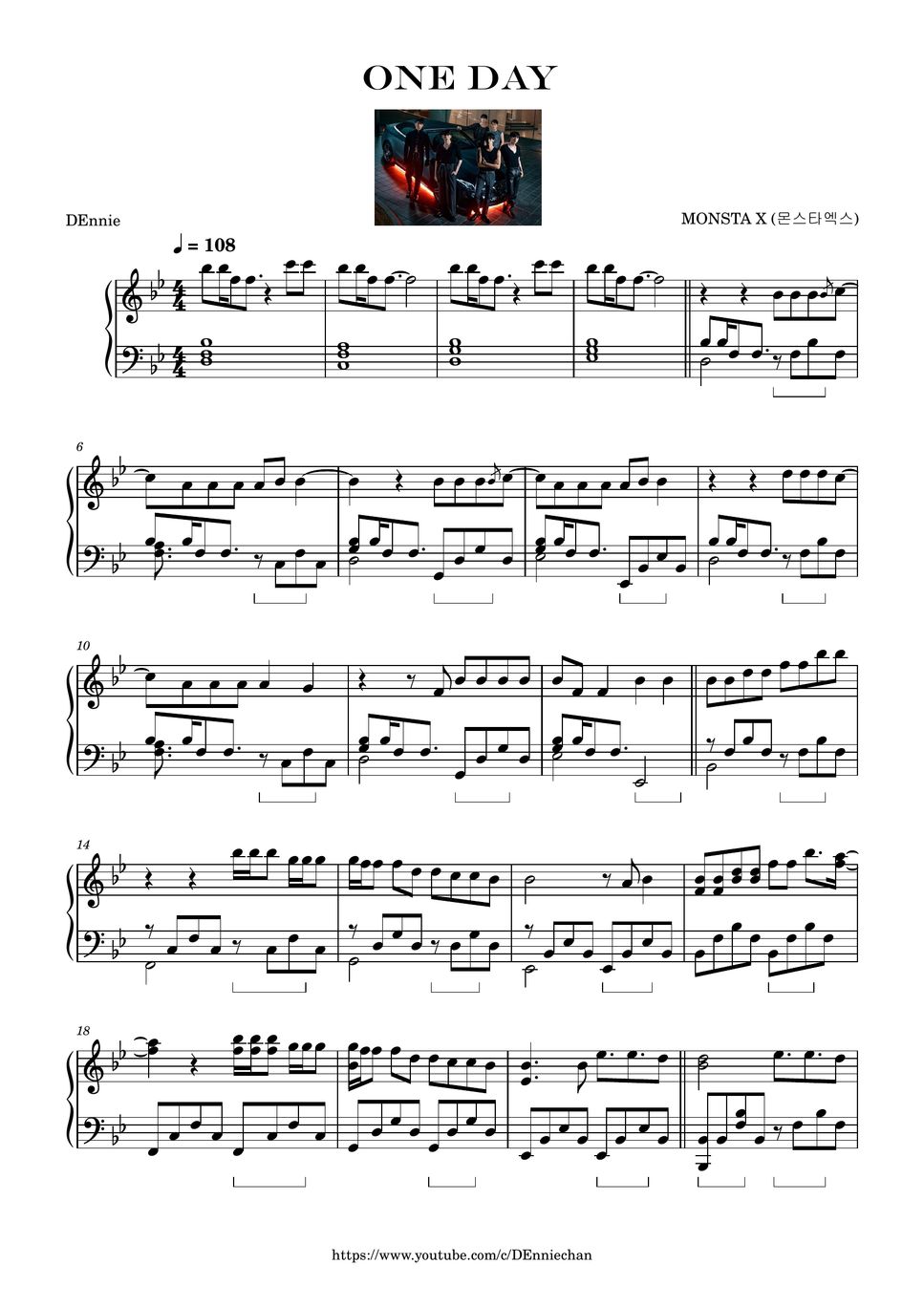 MONSTA X - One Day Sheets by DEnnie