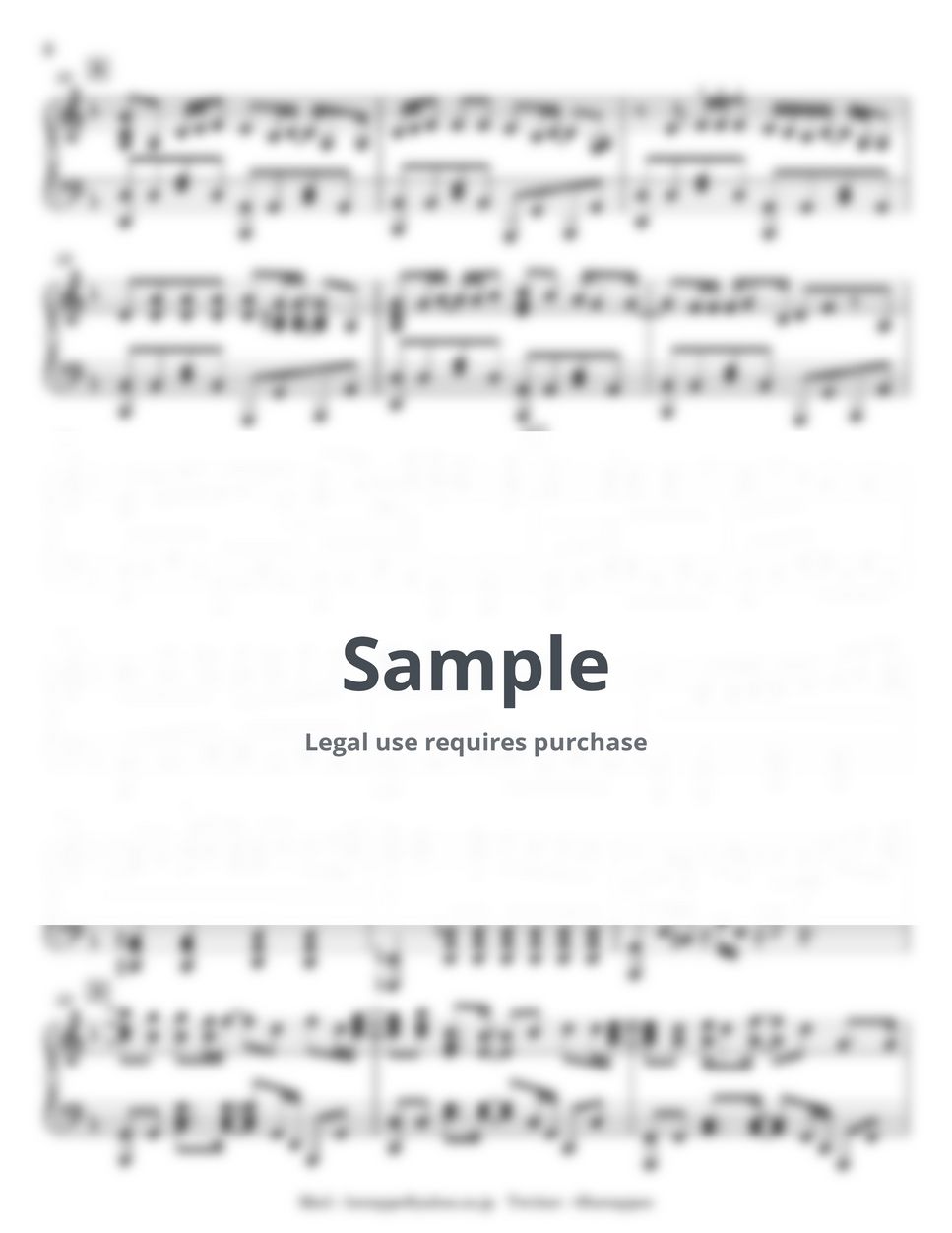 Eve - インソムニア Sheet Music by へらっぺ