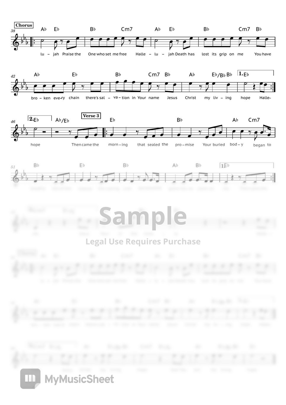 Phil Wickham - Living Hope Blad by Shine Worship Piano