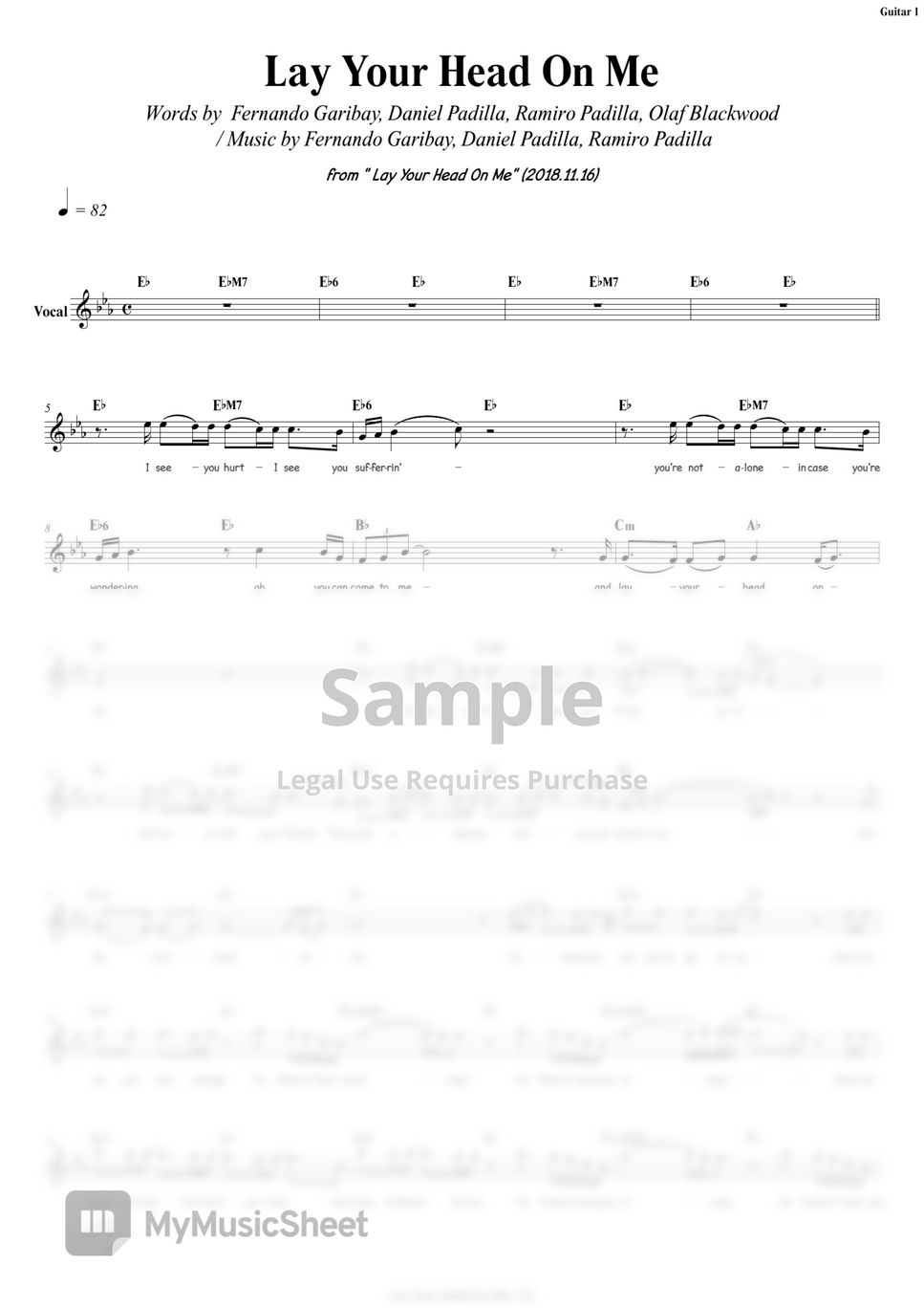 크러쉬 Crush - Lay Your Head On Me | 멜로디/MR แผ่น by COVER SKILLS