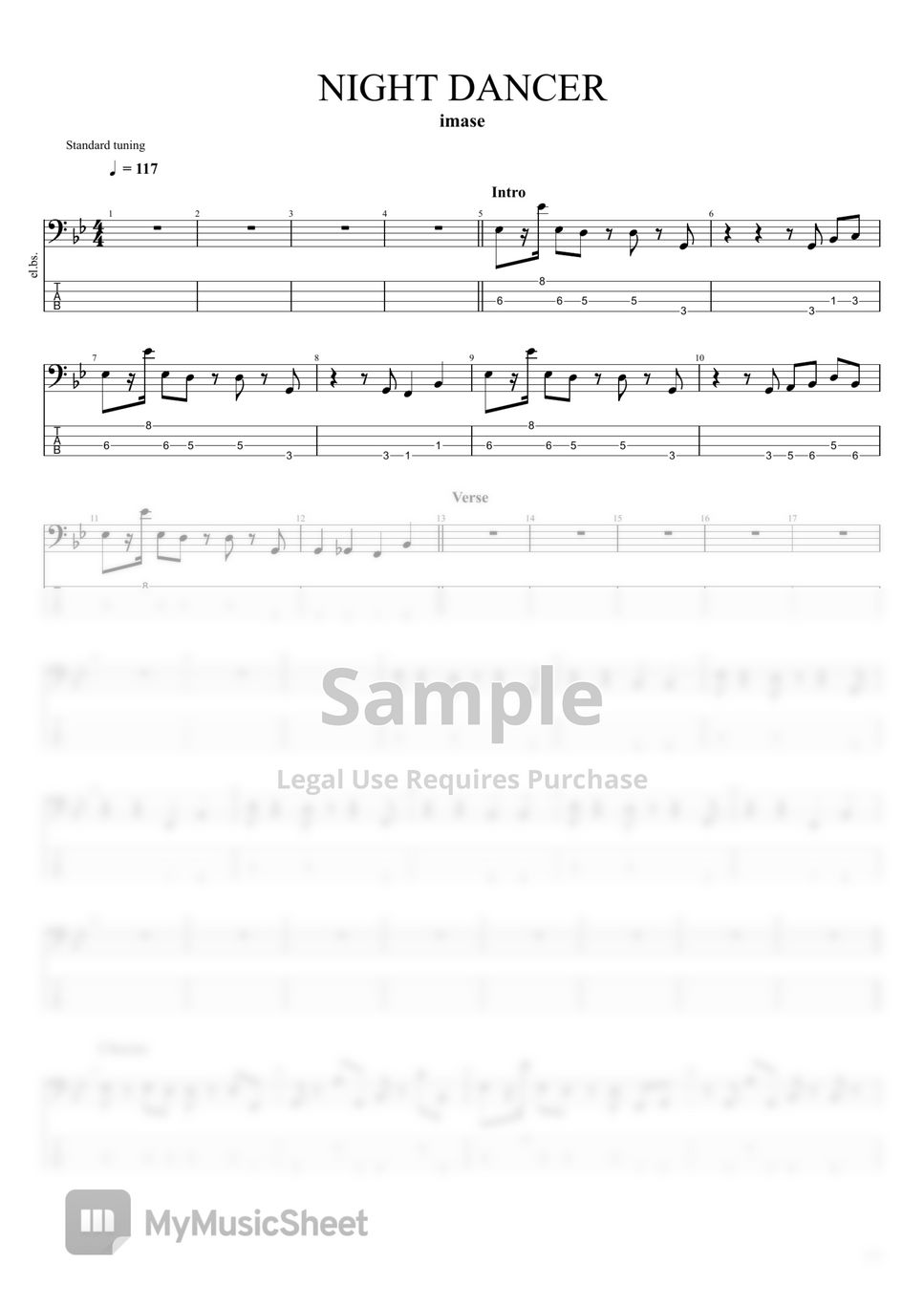 imase - NIGHT DANCER TAB+1 Staff by TUNA CRACKER