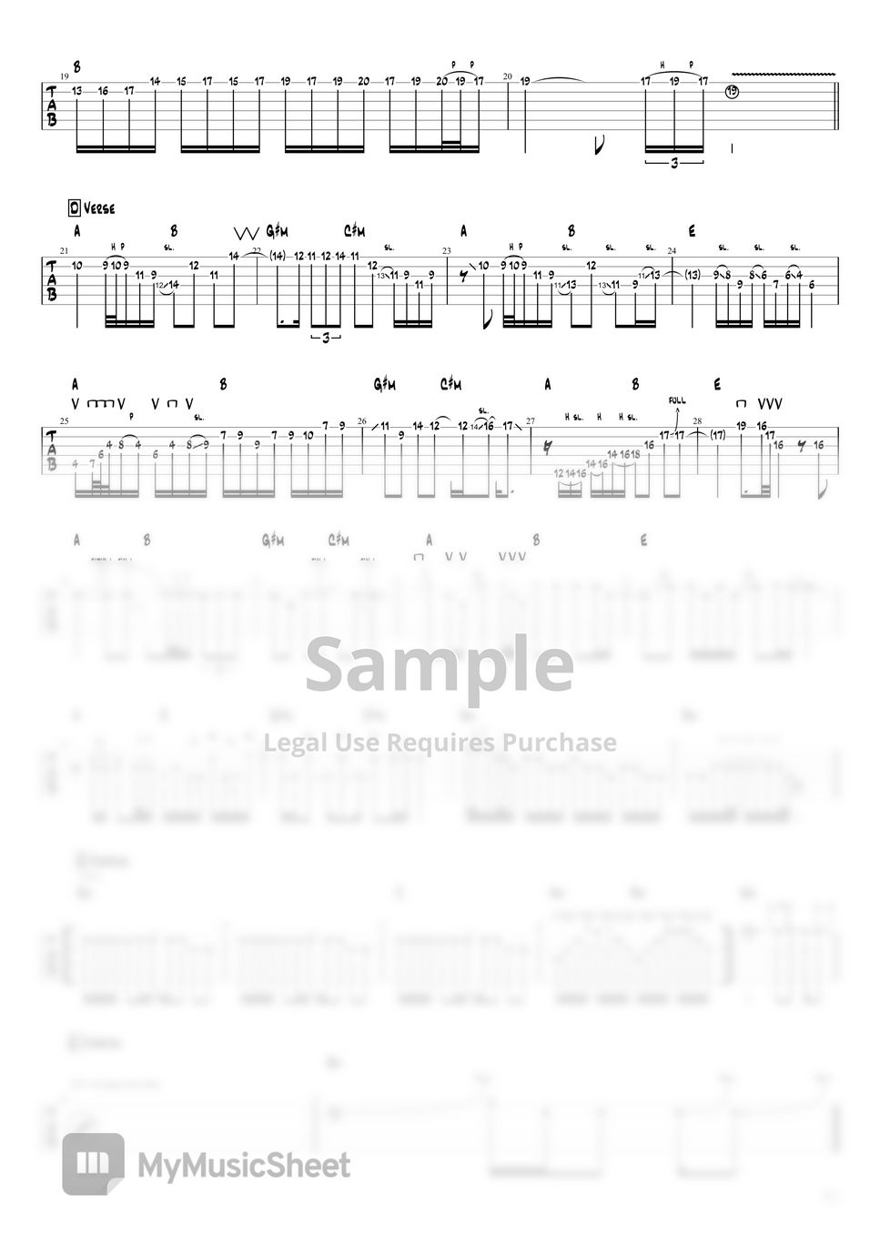 Tokyo Hot Tokyo Hot Theme Song Sheets By George Yeh 葉宇峻彈吉他