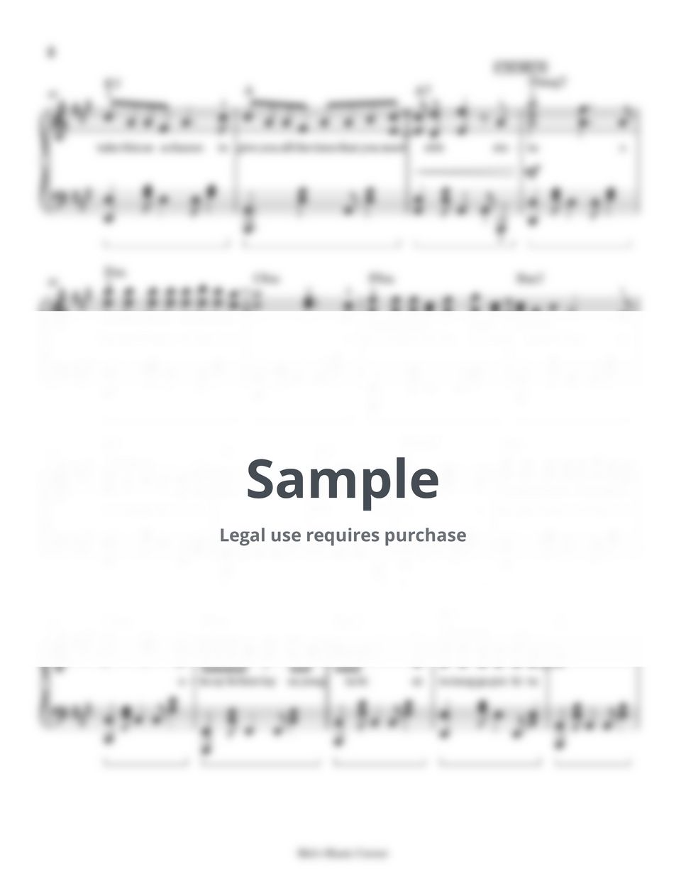 Rob Deniel - Sinta (piano sheet music) Sheet Music by Mel's Music Corner