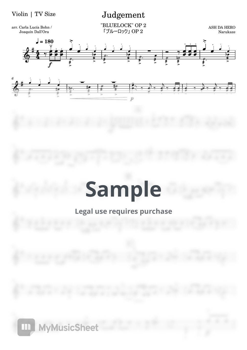 ASH DA HERO - Judgement | "BLUE LOCK" OP 2 Hoja by co-neko