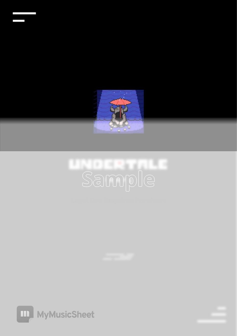 UNDERTALE OST - Memory (Difficulty ★☆☆☆☆) Sheets by PianoBox