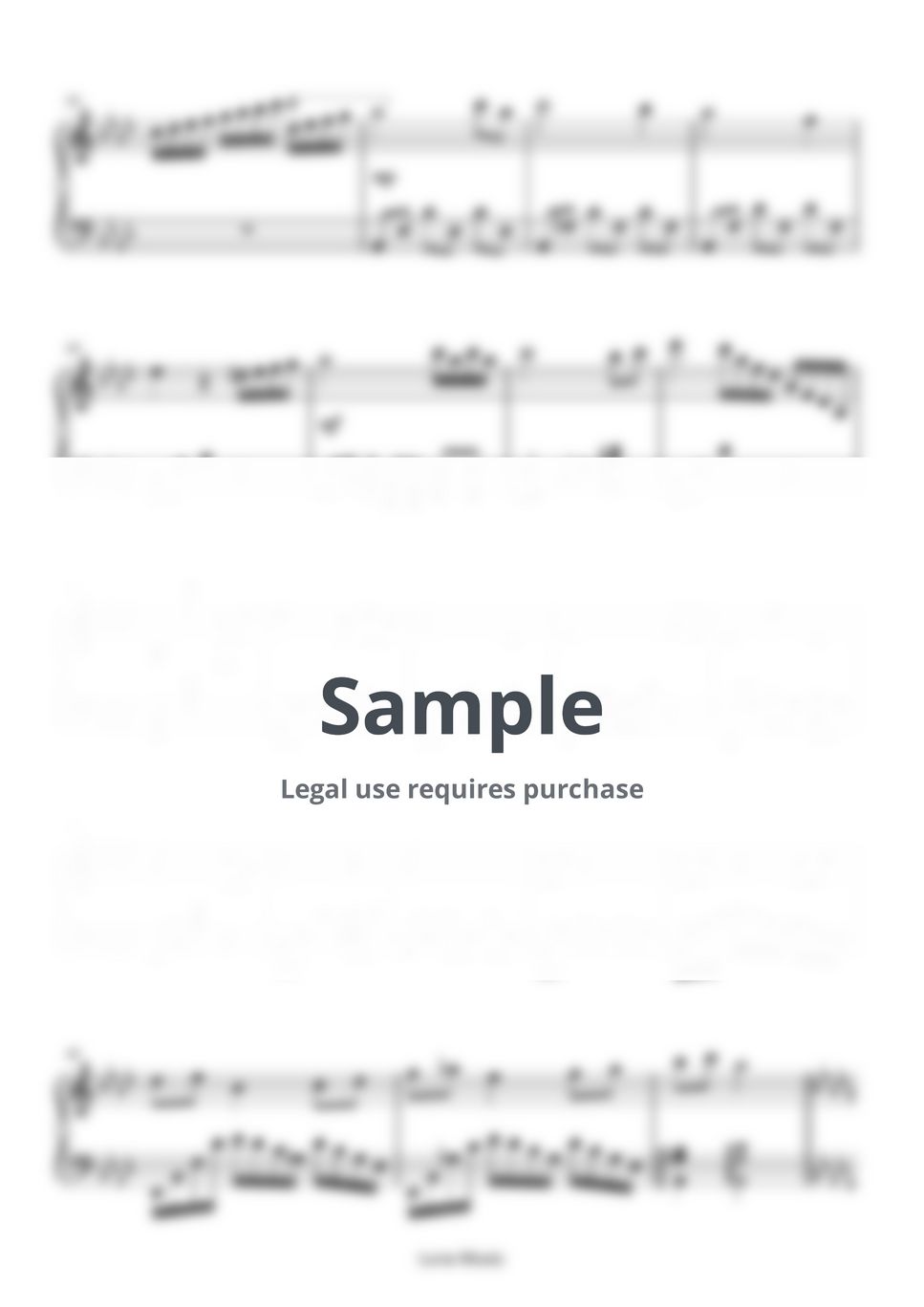 J. Newton - Amazing Grace (Original Piano Sheet) Sheet Music by 𝐋𝐮𝐧𝐚 𝐌𝐮𝐬𝐢𝐜