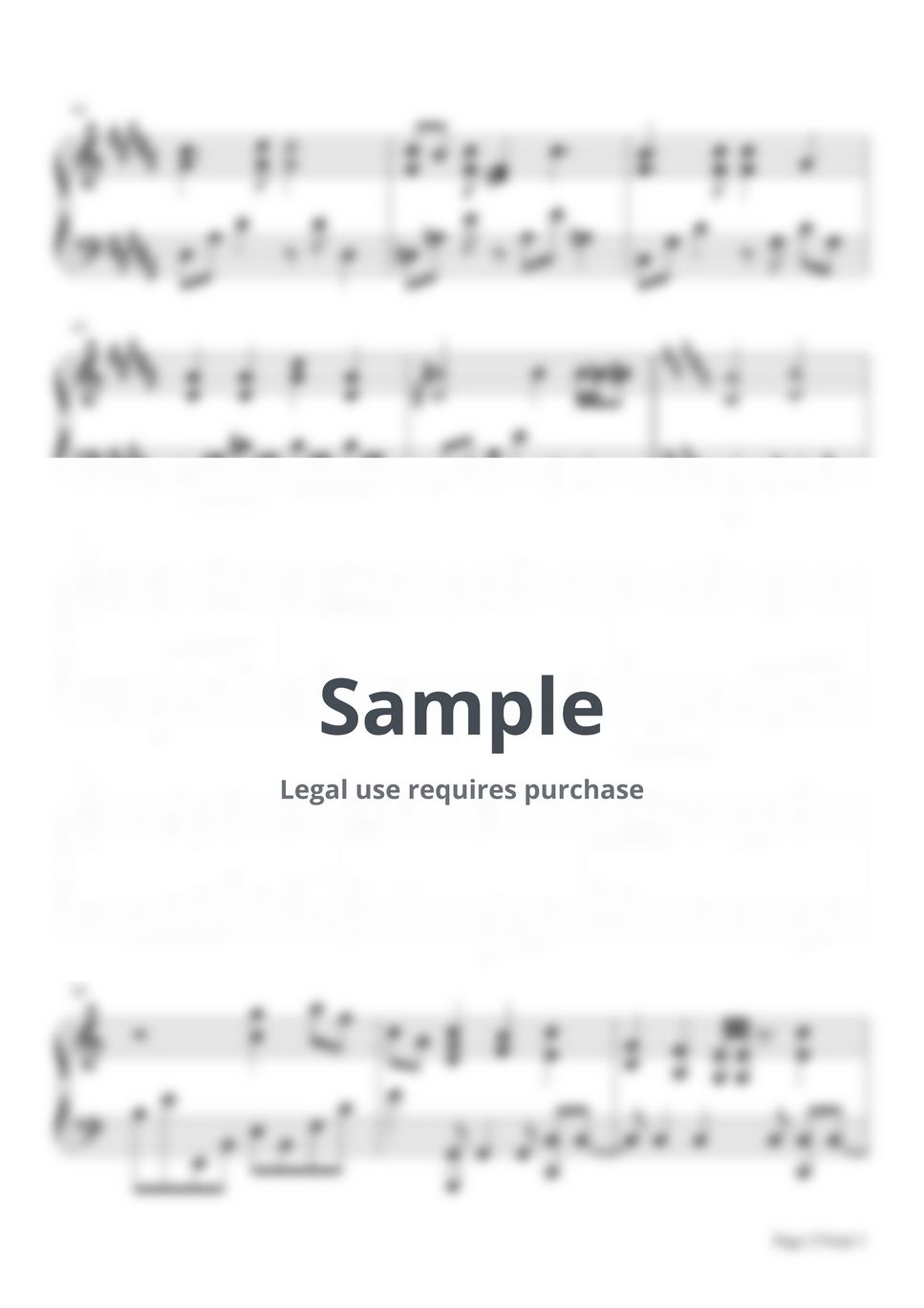 Fujio Takano - Akai Hitomi no Shōjo (AS Angelic Serenade BGM) Sheet ...