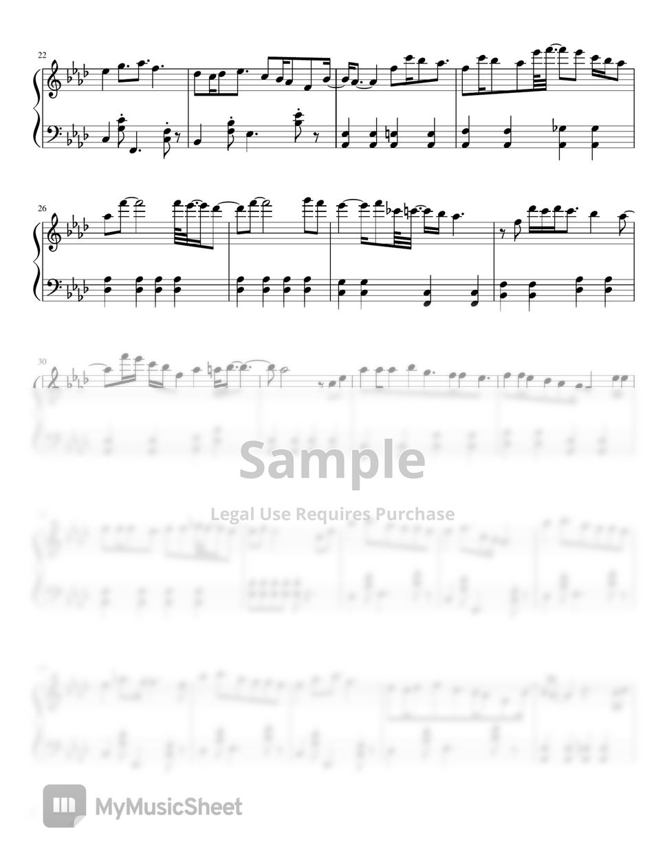 MeloMance - Love, Maybe (A Business Proposal OST Special Track) Sheet ...