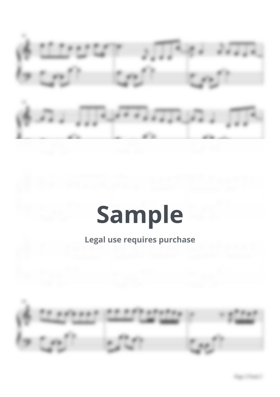 Capper - 雪 Distance (原神风物之诗琴谱-原琴谱) Sheet Music by dogemusic