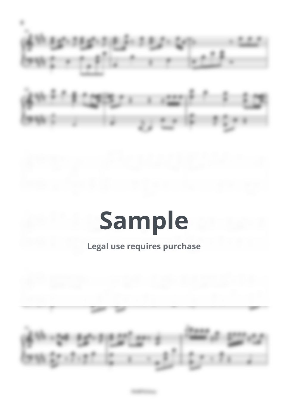 BTS 방탄소년단 - Dynamite (Piano) 악보 by OhMyJohny